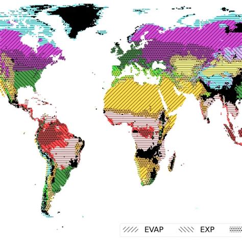 World Map Of The Best Performing Ann Models Per Climate Class Based On Download Scientific