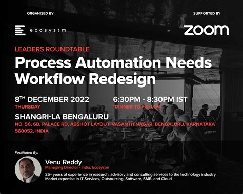 leaders roundtable process automation needs workflow redesign