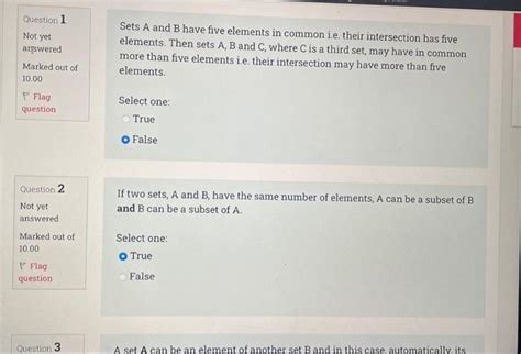 solved sets a and b have five elements in common i e their