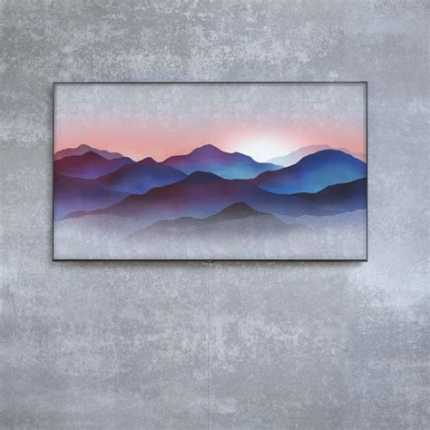 Samsung Adds Ambient Mode Allowing Qled Tvs To Blend Into The Wall