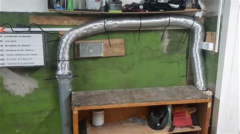Вытяжка из подвала гаража. Колхозный вариант. - YouTube
