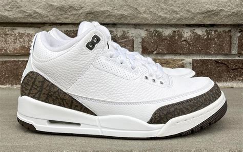Air Jordan 3 Retro White Dark Mocha Chrome Size 8 2018 — Rootsbk