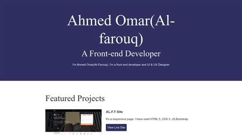 a simple resume html css