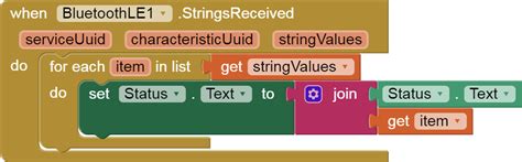 Receive Long String From Arduino Ble Mit App Inventor Help Mit App