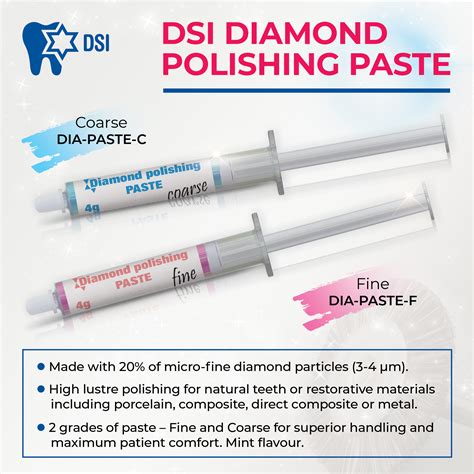 Polishing For Oral Health Dsi Diamond Polishing Paste
