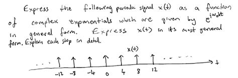 solved express the following periode signal x t as ﻿a