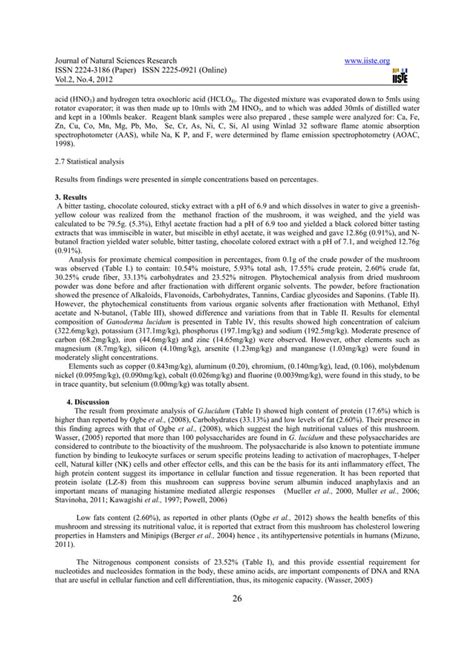 Proximate Composition Phytochemical And Elemental Analysis Pdf