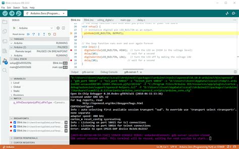 Is There A Tutorial For Using The Live Debugger Arduino Zero Ide 2