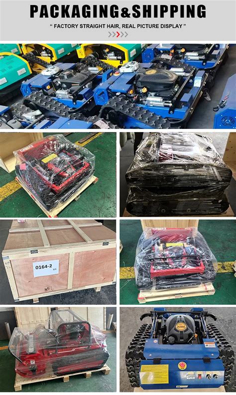 Diesel Engine Small Robot Grass Cutter Cutting Width 800mm To 1200mm