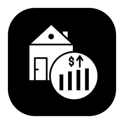 Premium Vector House Price Increase Vector Illustration