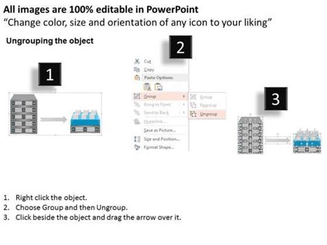 Business Diagram Virtualized And Non Vitualized Environments With Hypervisor Ppt Slide