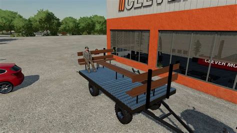 Тележка для сена с сиденьями v1.0.0.0 | Farming Simulator 25 мод | FS22 ...