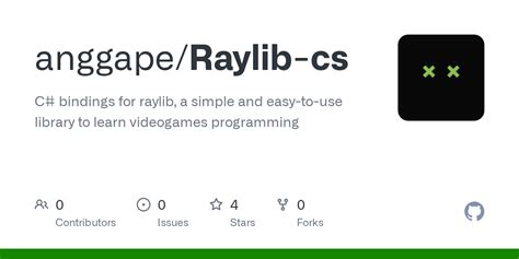 Github Anggaperaylib Cs C Bindings For Raylib A Simple And Easy