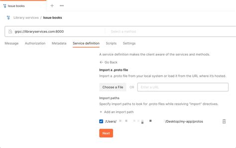 Manage Service Definitions For Grpc Requests In Postman Postman
