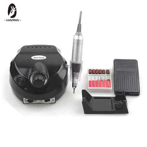 202 전기 네일 드릴 머신 15w 35000 Rpm 네일 아트 장비 매니큐어 키트 네일 파일 드릴 비트 샌딩 밴드 액세서리nail File Drill Bit