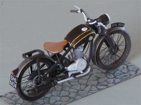 Motorcycle Paper Models By Modelik