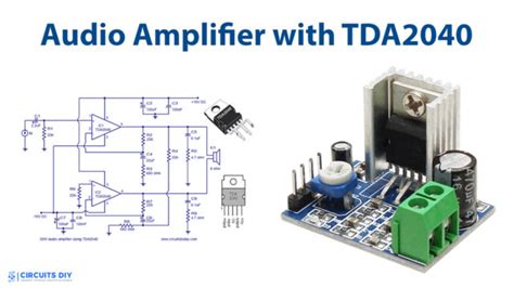 Stereo Audio Amplifier 5w Circuit Using Tea2025 Ic