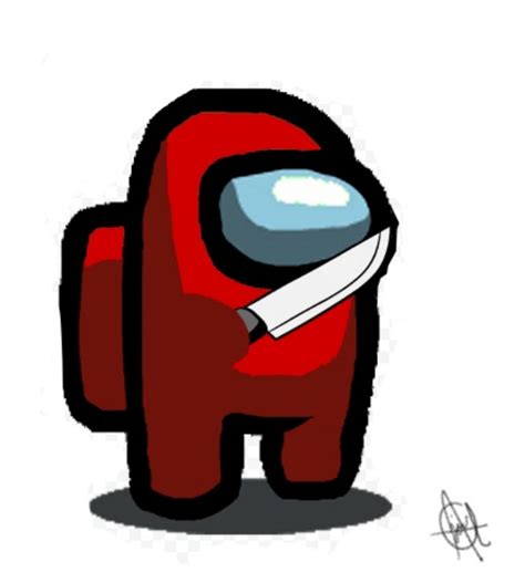 Red Among Us Character By Ashdarbie On Deviantart