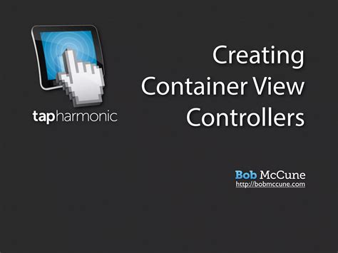 creating container view controllers ppt