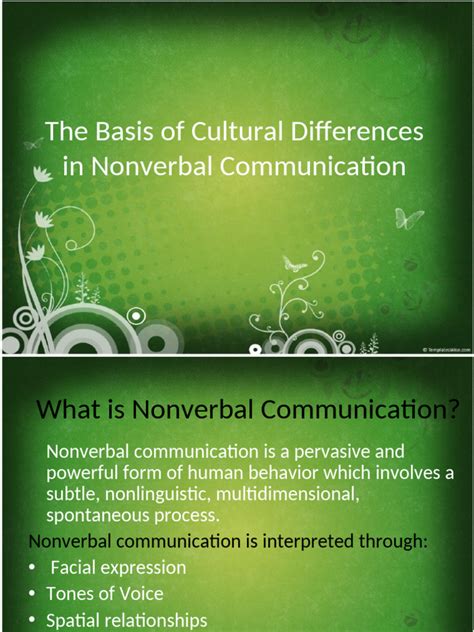 Non Verbal Codes 1 Pdf