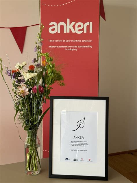 Ankeri Vaxtarsprotinn Growth Innovation Recognition Shipping Ankeri