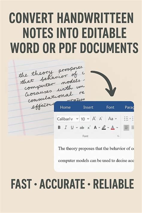 Convert Your Handwritten Notes Into Editable Word Or Pdf Documents By Stefenjob Fiverr