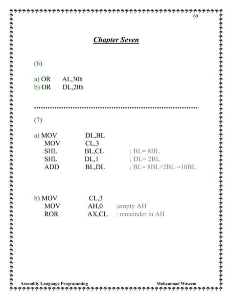 Assembly Language Programming And Organization Of Ibm Pc By Ytha Yu