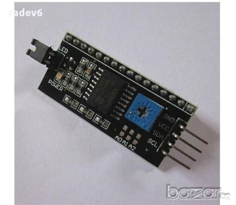 i2c модул за lcd 1602 2004 дисплей iic Ардуино arduino в Друга