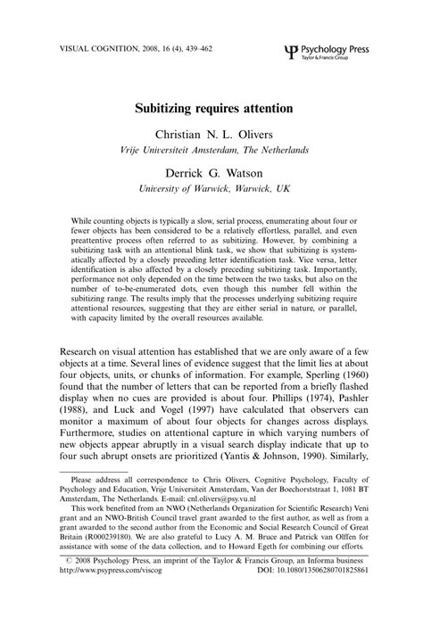 pdf subitizing requires attention