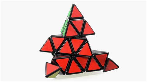 3d 3x3 Pyraminx Cube Magic Twist Model Turbosquid 2149912