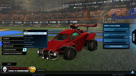 Sold [steam] Rl Account With S1 Ssl Tournament Title White