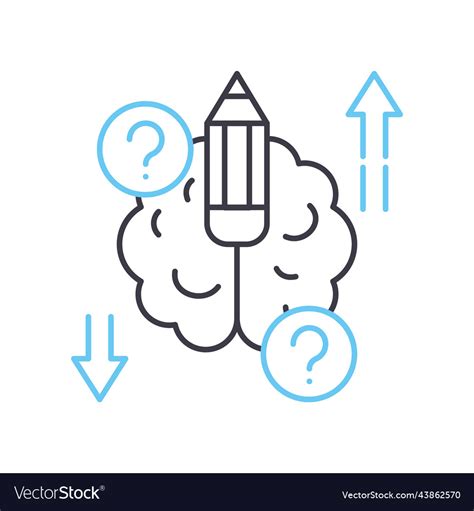 Project Issue Management Line Icon Outline Symbol Vector Image