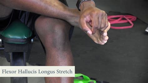Flexor Hallucis Longus Stretch Youtube