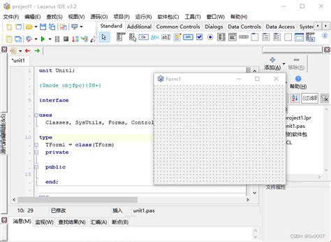 Lazarus 从 Hello 开始lazarus Ide Csdn博客