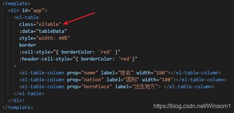 elementui 更改 el table 表头样式及修改el table表格边框的注意事项 winson℡ gitcode 开源社区