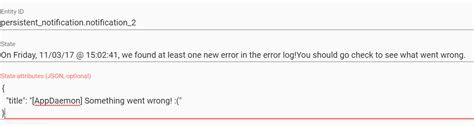Appdaemon Tutorial 2 Errorlog Notifications Appdaemon Home