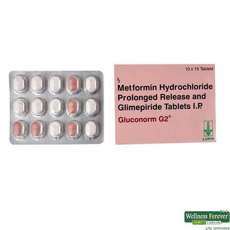 Buy Gluconorm G 2mg 15 Tablets Online At Best Prices Wellness Forever