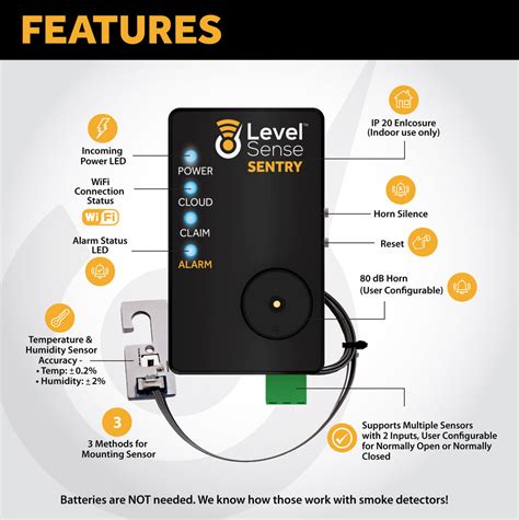 Wifi Freezer And Fridge Alarm Wireless Thermometer With Sensor Audibl