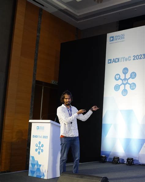 arun singh baghel on linkedin analogdevices itec 2023