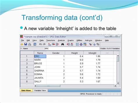 Spss Lecture Notes Ppt Technology And Computing