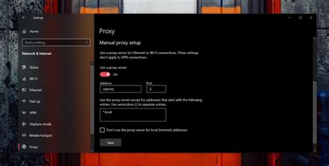 How To Configure A Proxy On Windows 10