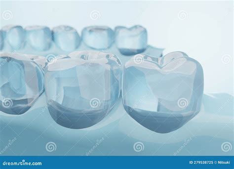 Molar Teeth Damaged By Caries Medically Accurate Tooth 3d Illustration