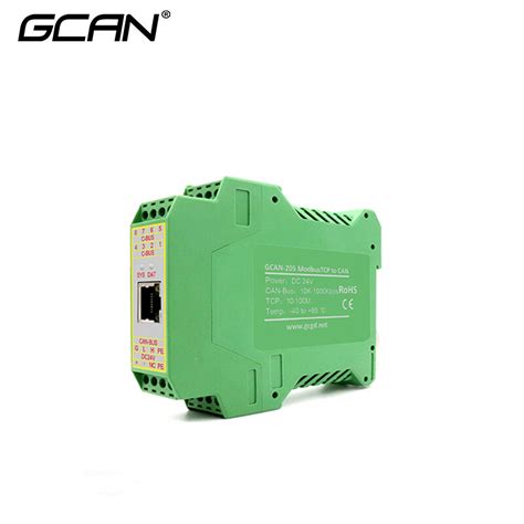 GCAN 205 Gateway แปลงขอมลระหวาง Can Bus และ Modbus Tcp Integrated การแยกปองกนโมดล