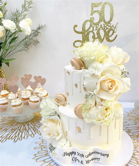 Happy 50th Anniversary Cake