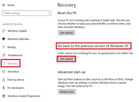 How To Rollback And Uninstall The Windows Fall Creators Update