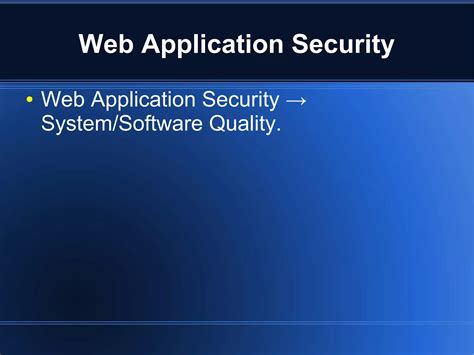 Web Application Security Test Tools Ppt