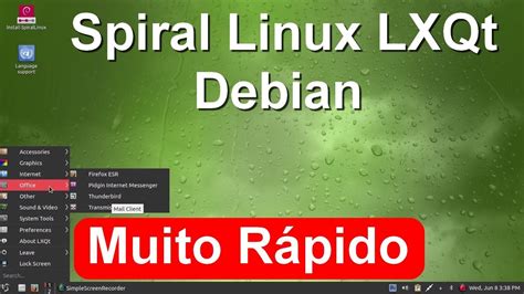 Spiral Linux Lxqt Uma Seleção De Spins Do Debian Distro Muito Leve E Super Estável Youtube