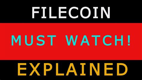 what is filecoin youtube