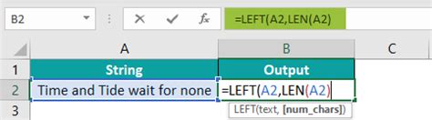 LEFT Function In Excel Formula How To Use Examples