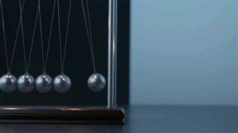 Newtons Pendulum Cradle Ball Rigged Animated Lowpoly Pbr Low Poly 3d Model In Desk 3dexport